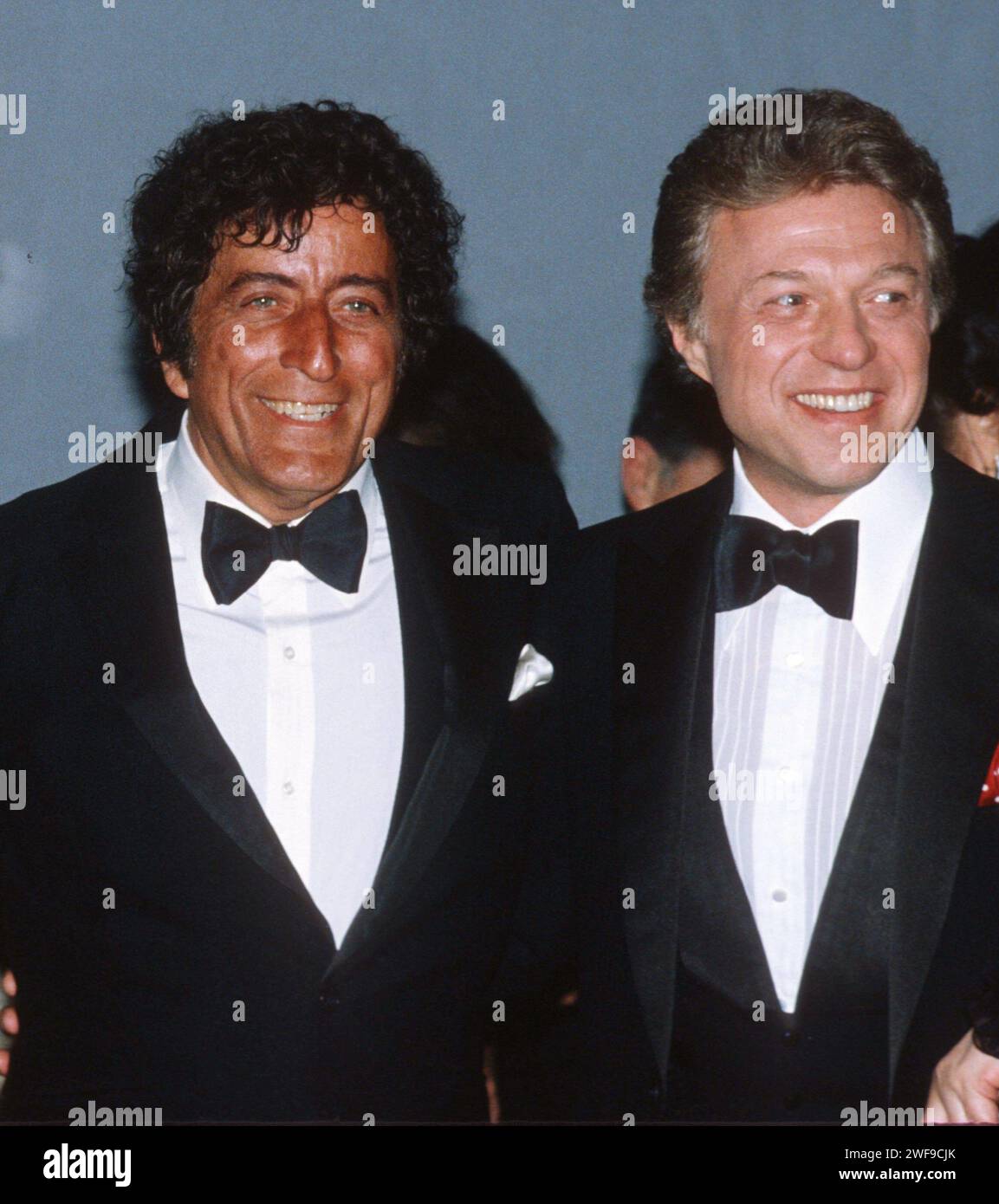 Tony Bennett, Steve Lawrence, 1982. ph: John Barrett/PHOTOlink/Courtesy ...