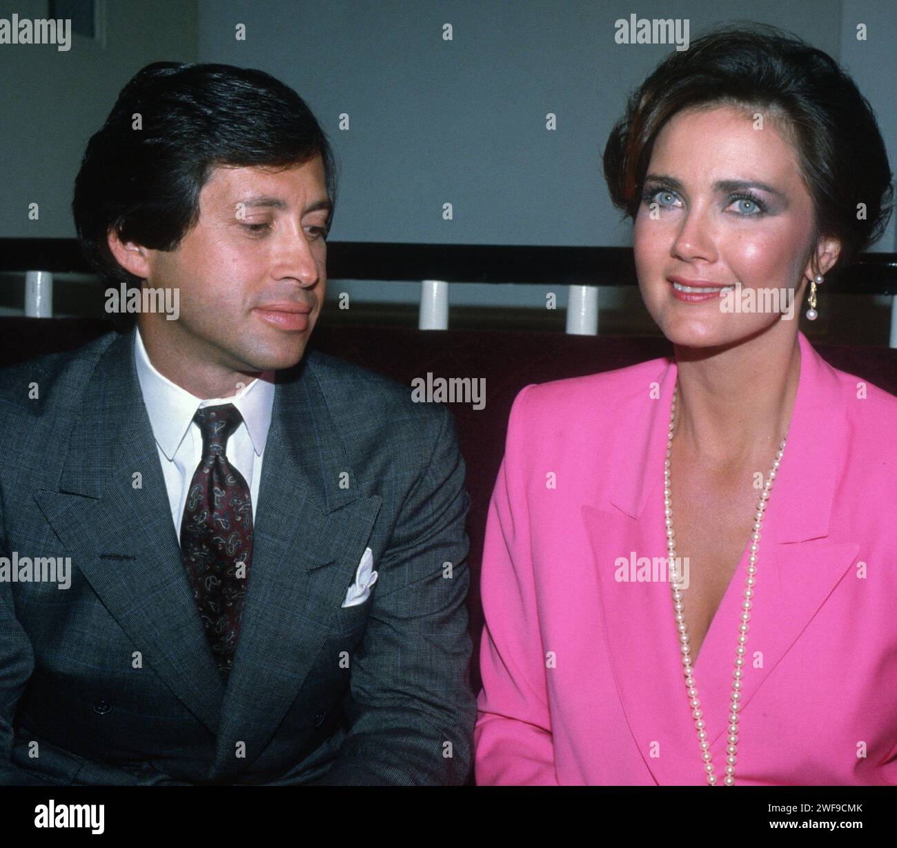 Dr Robert Altman, Linda Carter, 1988. ph: John Barrett/PHOTOlink ...