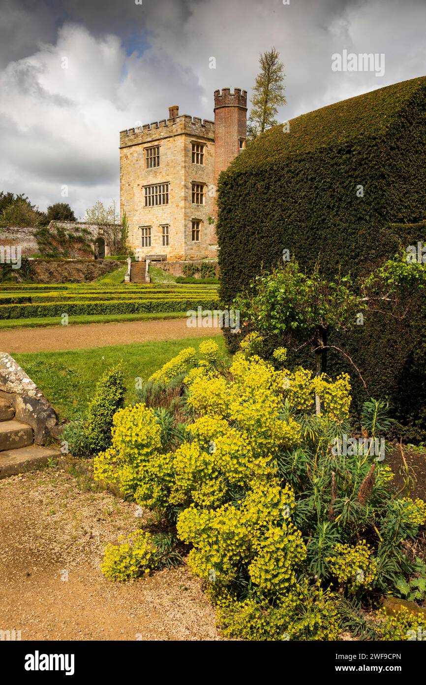 UK, England Kent, Penshurst, Penshurst Place, house from the Heraldic ...