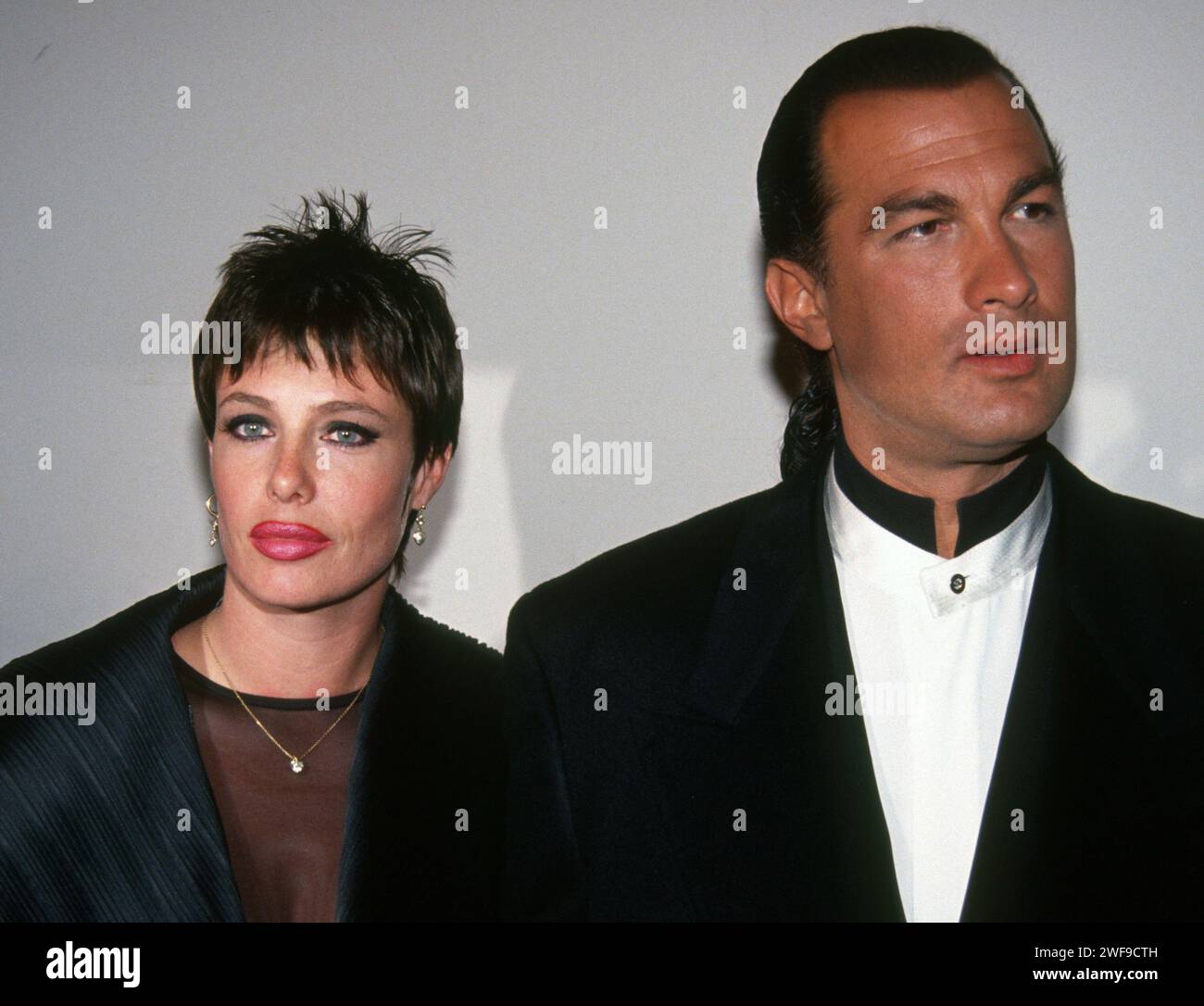 Kelly LeBrock, Steven Seagal, 1991. ph: John Barrett/PHOTOlink/Courtesy ...