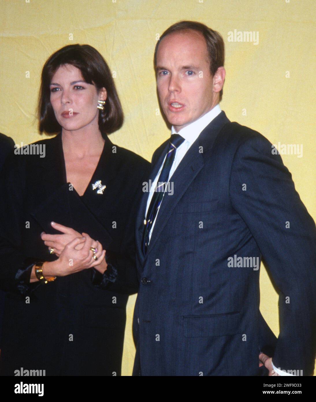 Princess Stephanie, Prince Albert, 1992. ph: John Barrett/PHOTOlink ...