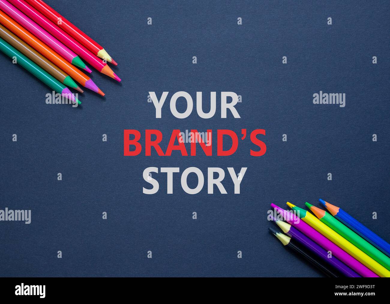 Branding and your brand story symbol. Concept words Your brands story ...