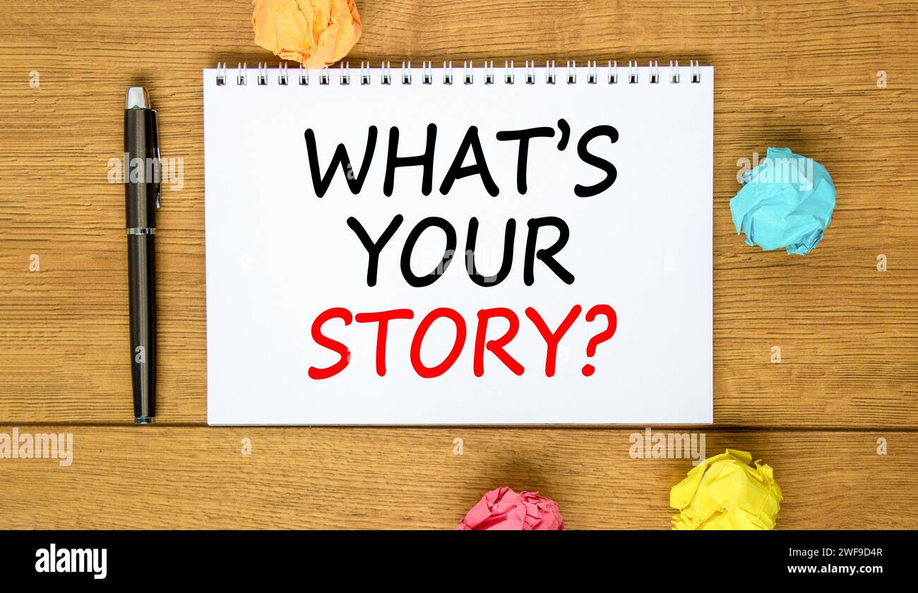Storytelling what is your story symbol. Concept words What is your ...