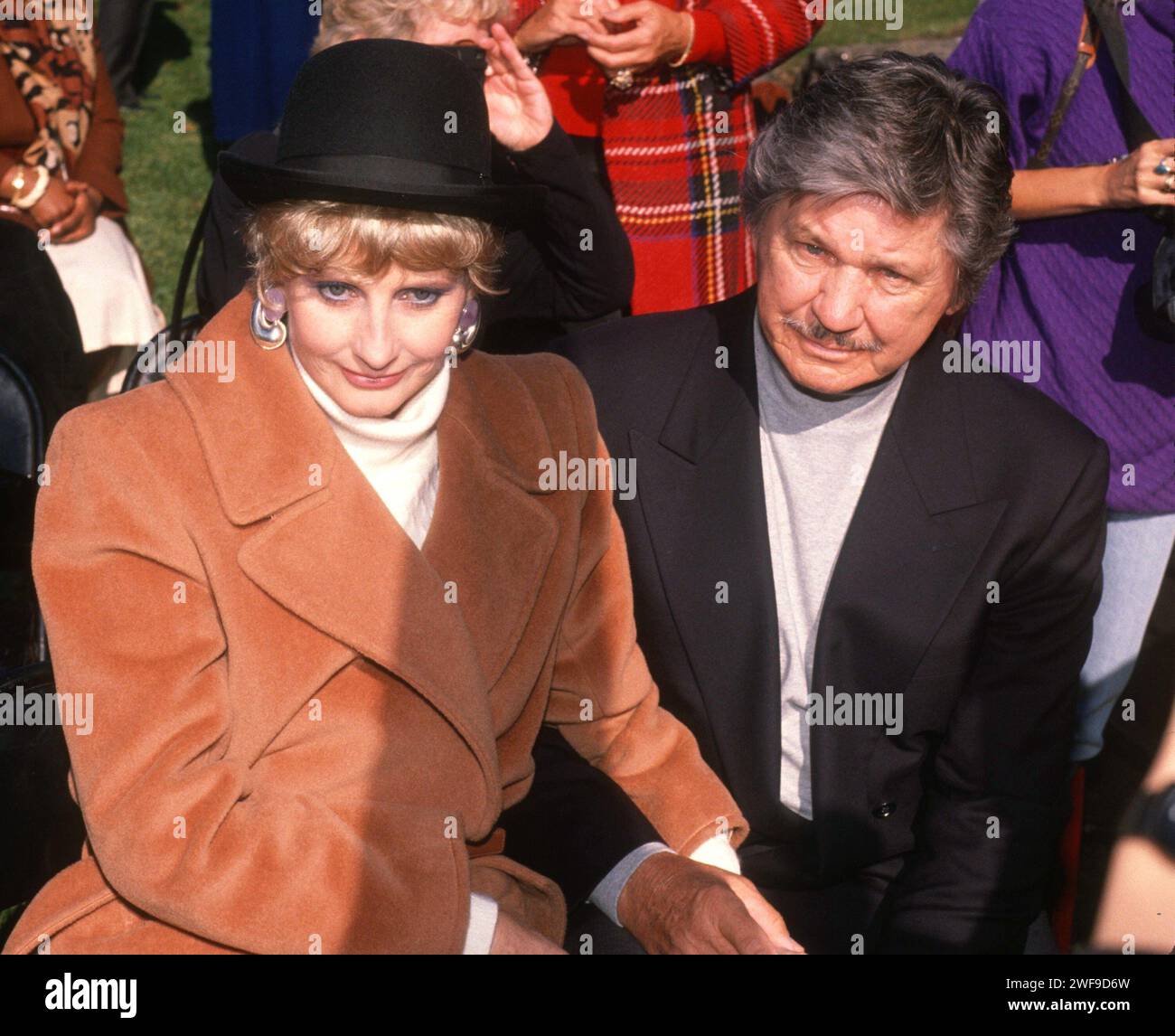 Jill Ireland, Charles Bronson, 1985. ph: John Barrett/PHOTOlink ...