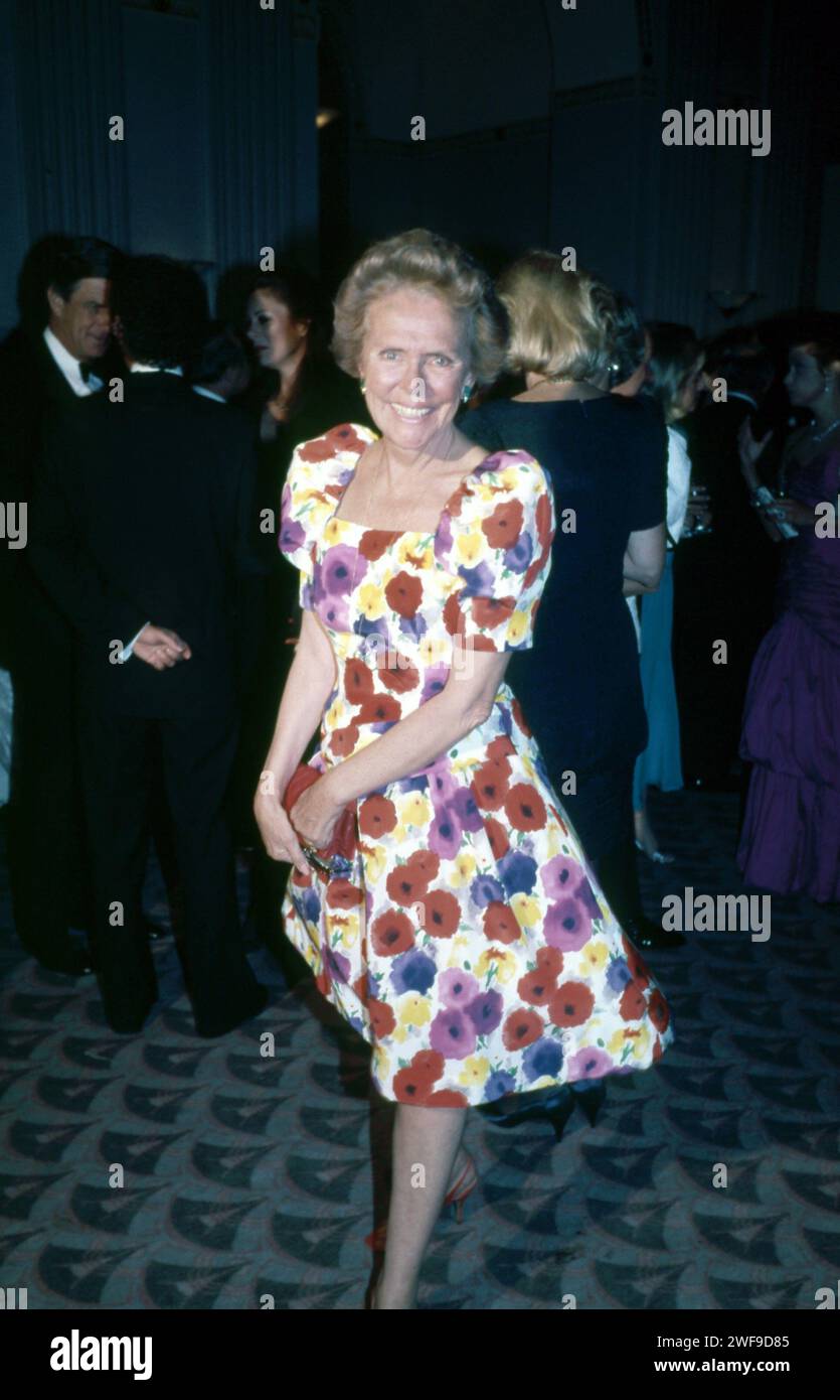 Model agency executive and co-founder of Ford Models, Eileen Ford, at a ...