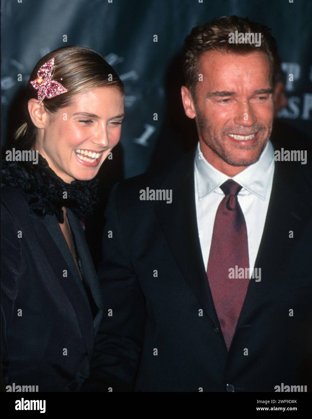 Heidi Klum, Arnold Schwarzenegger, 2000. ph: John Barrett/PHOTOlink ...