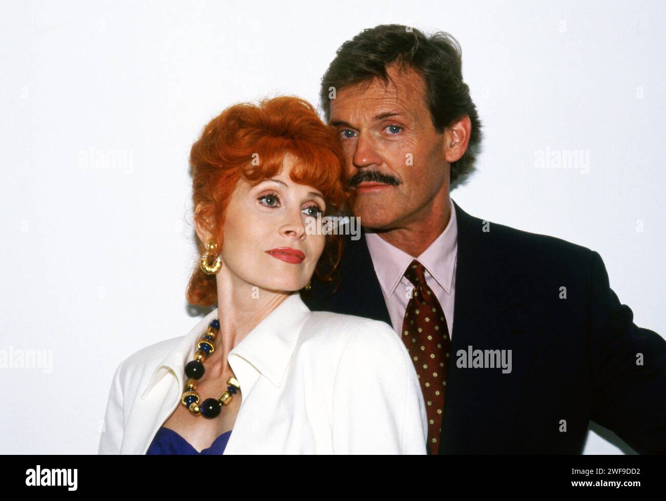 Anita Morris and John Beck of the TV mini-series TRADEWINDS, 1993 ...