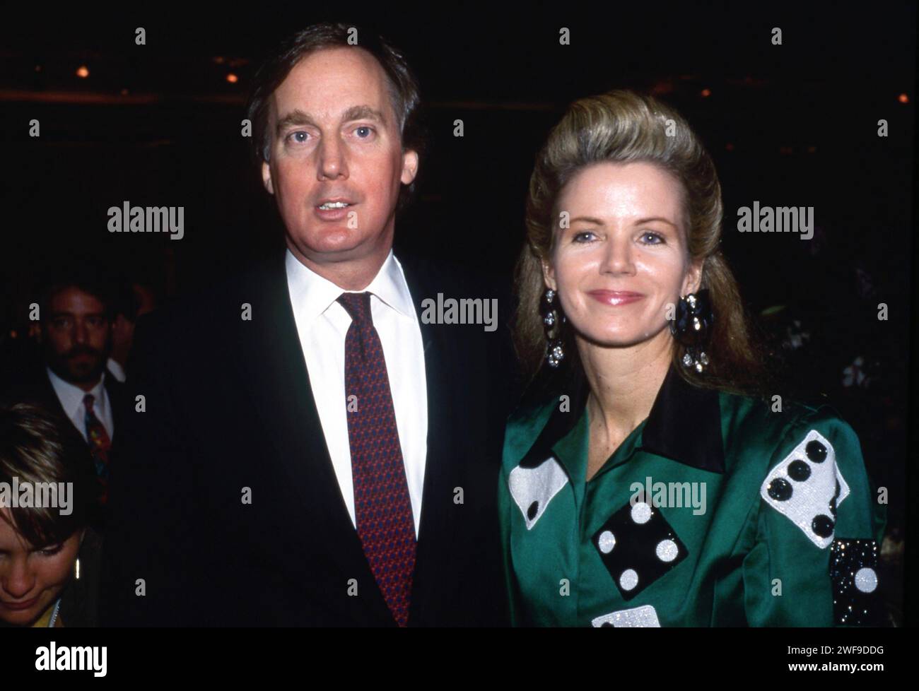 Robert Trump, younger brother of Donald Trump, with his wife Blaine, at ...