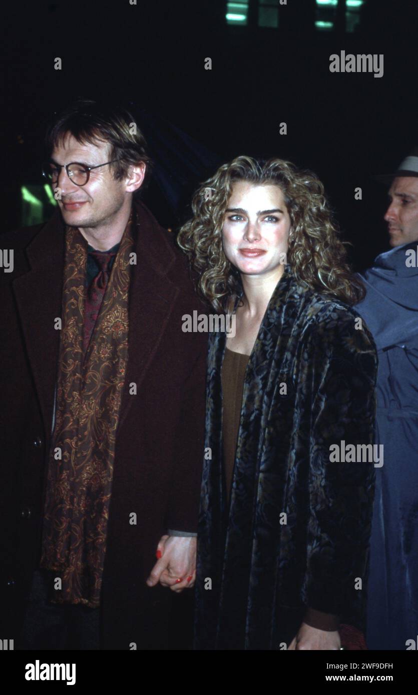 Liam neeson brooke shields hi-res stock photography and images - Alamy