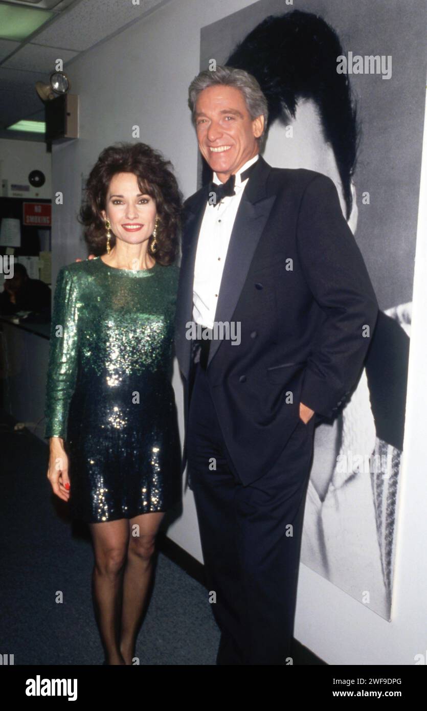 Susan Lucci And Maury Povich At The Daytime Emmy Awards New York 1990s Photo Oscar Abolafia