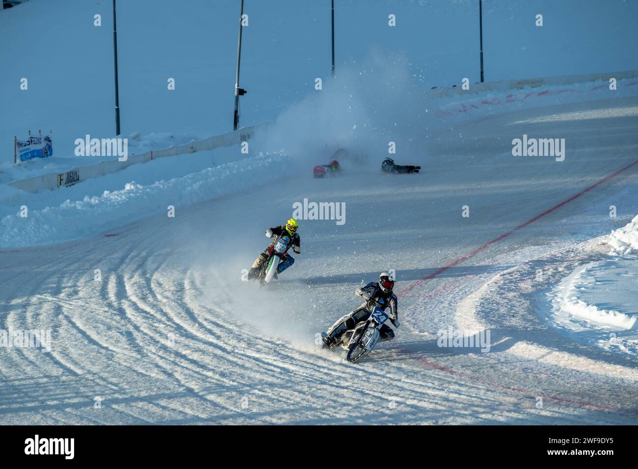 Sweden, Ornskoldsvik - January 27, 2024: Ice Speedway World ...