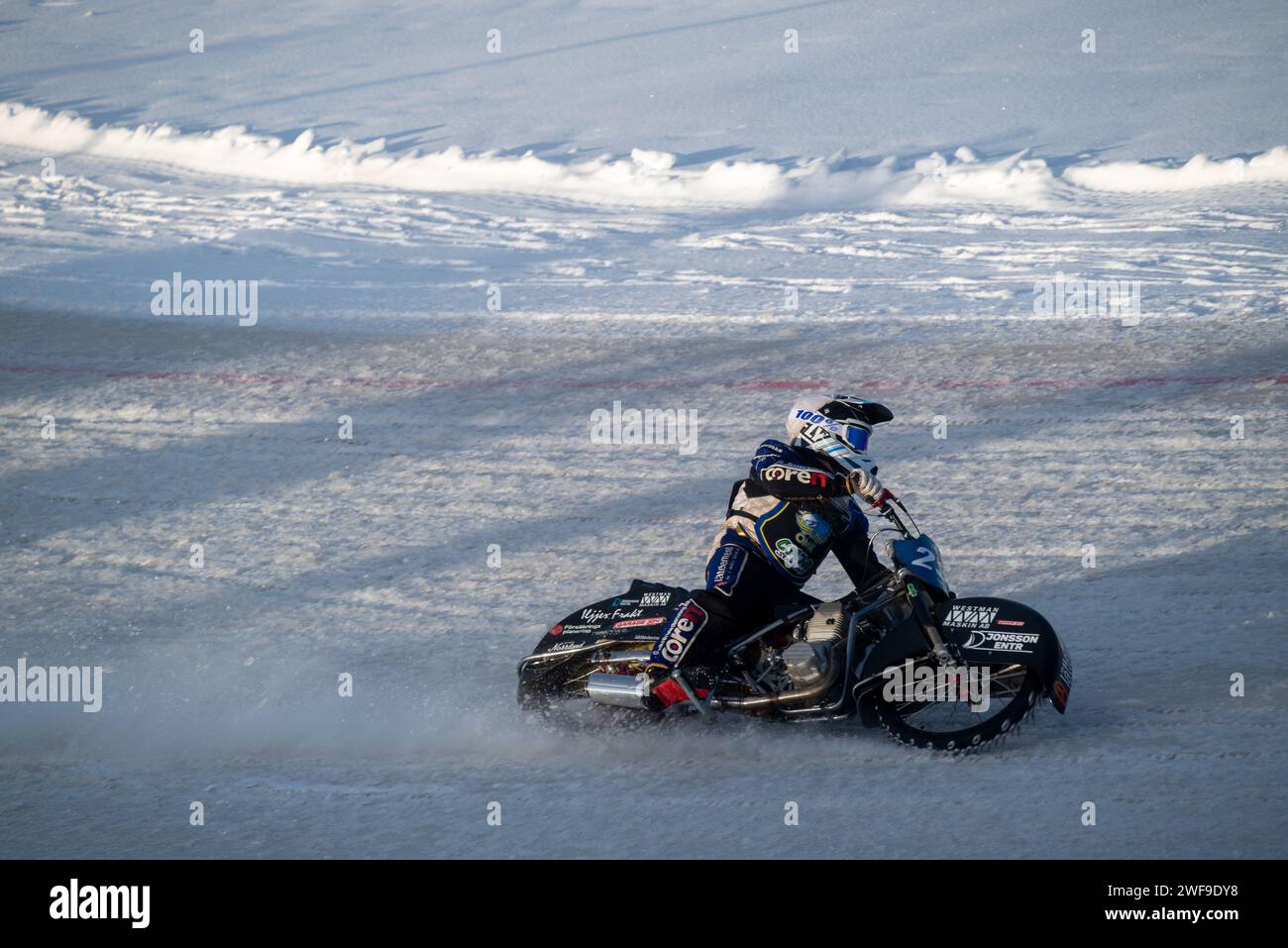 Sweden, Ornskoldsvik - January 27, 2024: Ice Speedway World ...