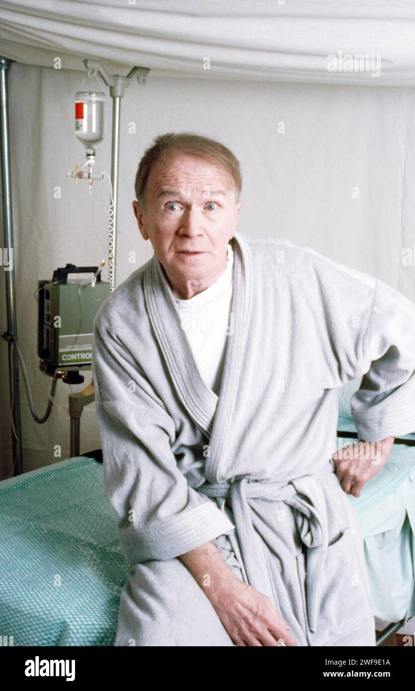 Red Buttons sitting on a hospital bed, 1980s. Photo: Oscar Abolafia ...