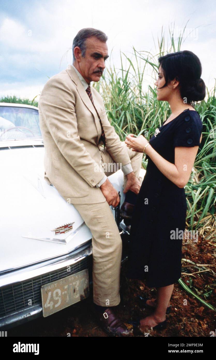 Sean Connery and Brooke Adams, on set of the film CUBA (1979), 1978. Photo: Oscar Abolafia ...