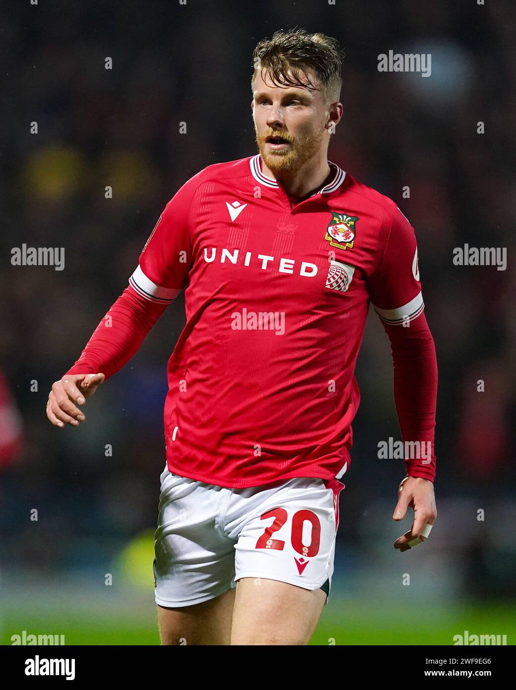 Wrexham's Andy Cannon during the Emirates FA Cup fourth round match at ...