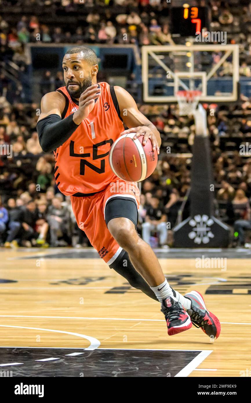 Jordan Taylor Guard of London Lions Men during the BBL Trophy Final at ...
