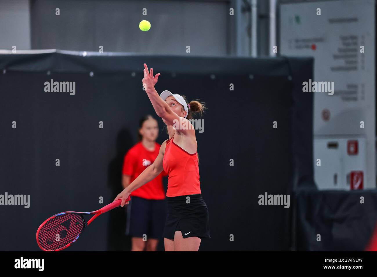 Linz, Upper Austria, Austria. 29th Jan, 2024. Tamara Korpatsch (GER) in action during the Upper ...