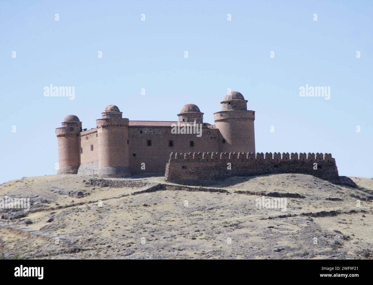 Castillo de La Calahorra in the foothills of the Sierra Nevada,East of ...