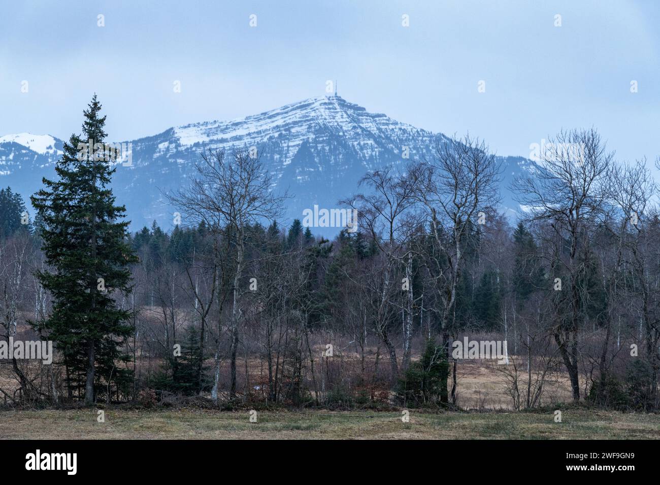 A view from Zugerberg of the Swiss Alps in Switzerland Stock Photo - Alamy