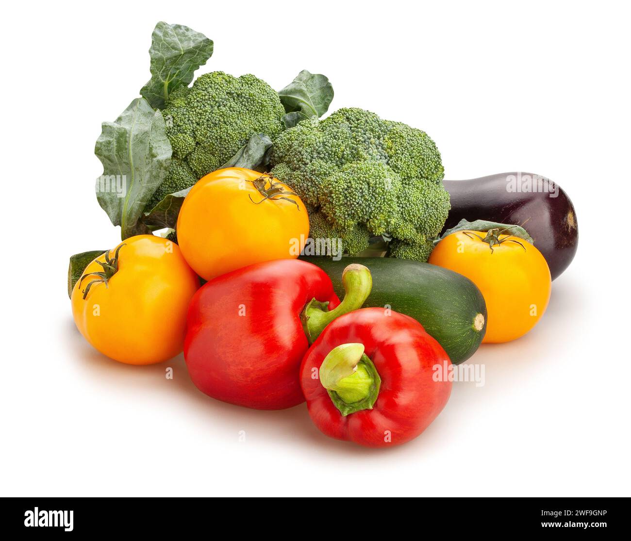 vegetable mix path isolated on white Stock Photo - Alamy
