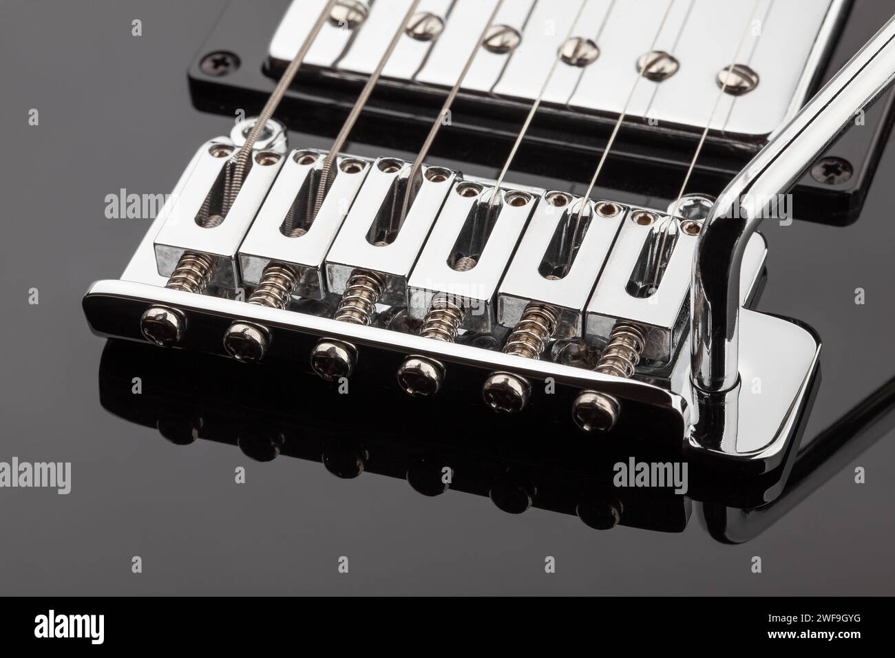 Closeup guitar bridge hi-res stock photography and images - Alamy