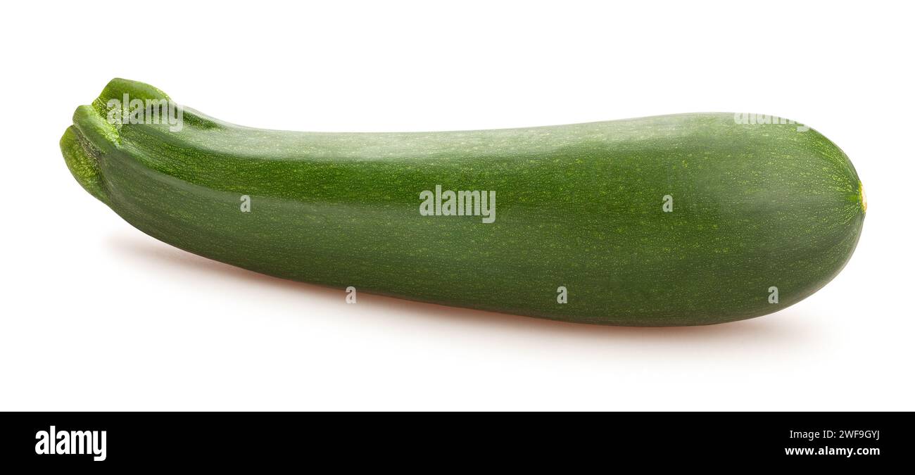 Fresh white zucchini isolated Cut Out Stock Images & Pictures - Alamy