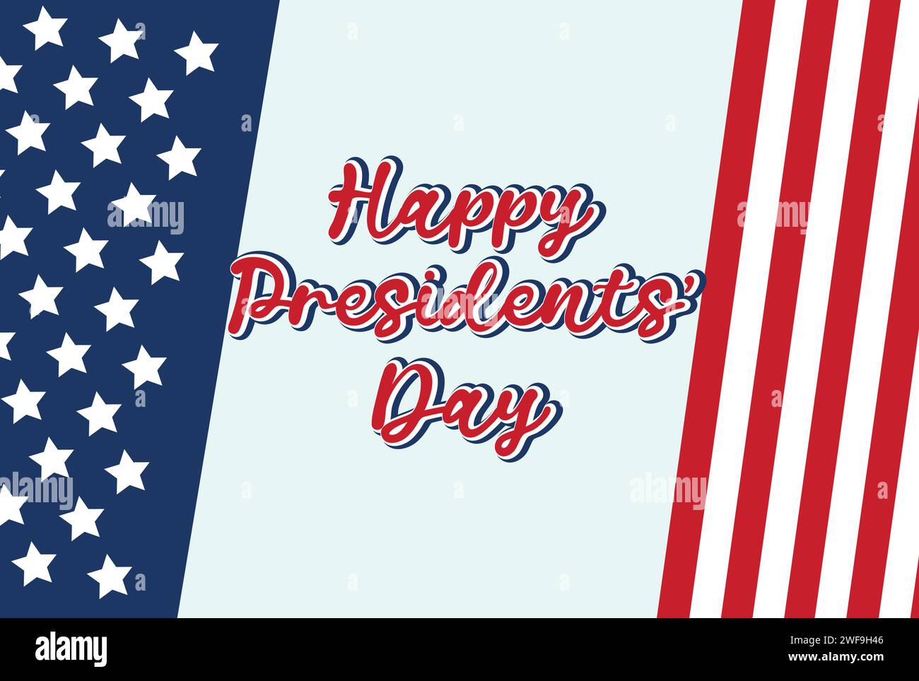 Washington Presidents Birthday. Presidents Day Background Design Banner ...