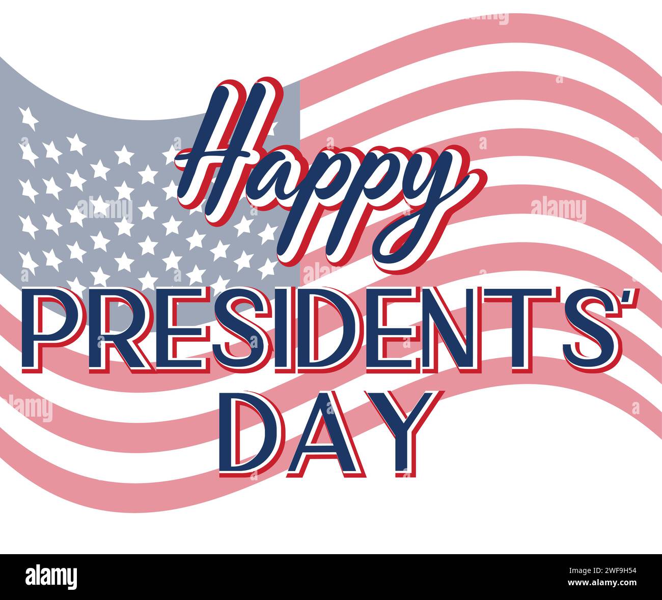 Washington Presidents Birthday. Presidents Day Background Design Banner ...