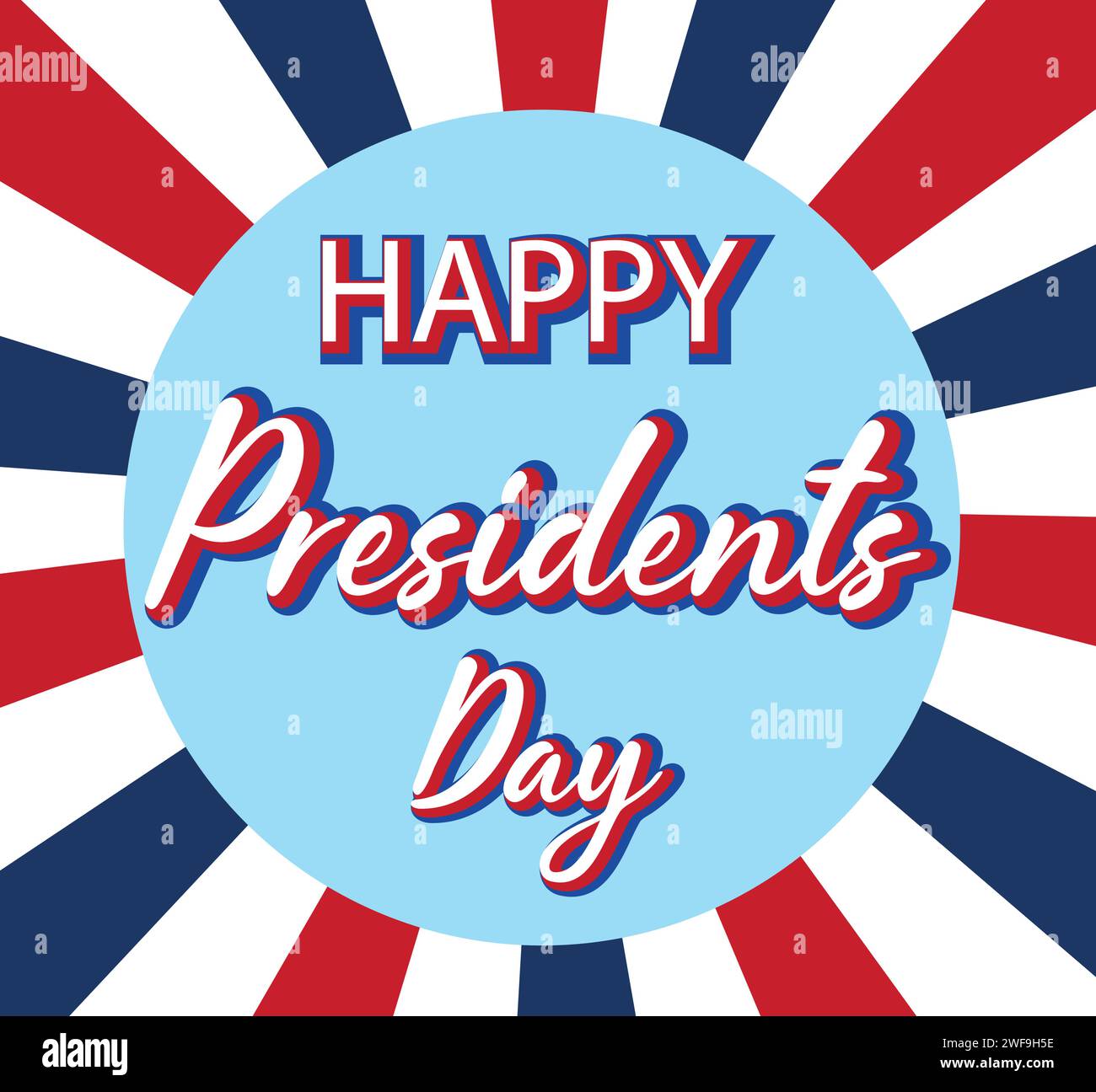 Washington Presidents Birthday. Presidents Day Background Design Banner ...