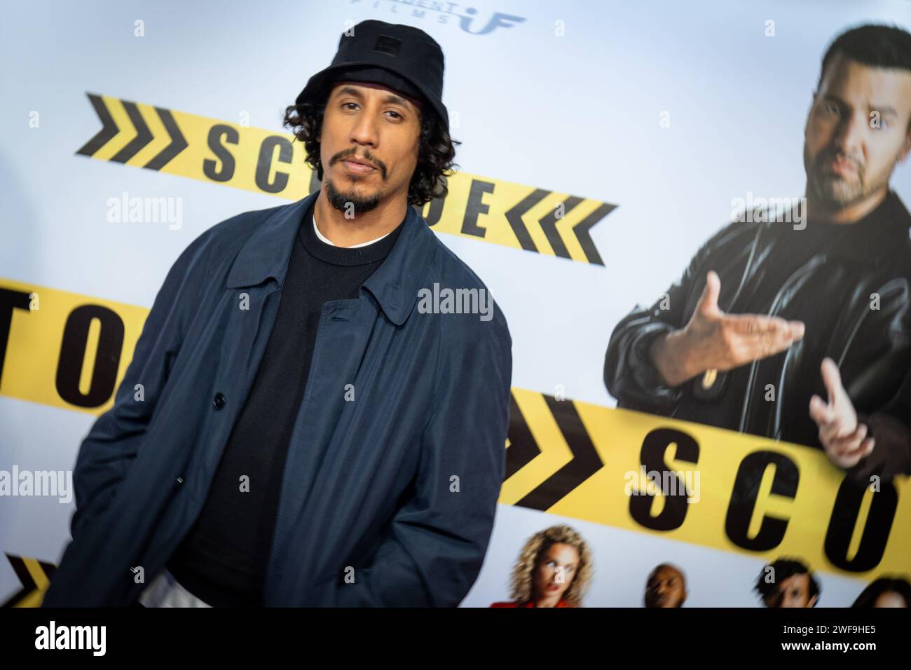 AMSTERDAM - Said Boumazoughe on the red carpet for the premiere of the ...