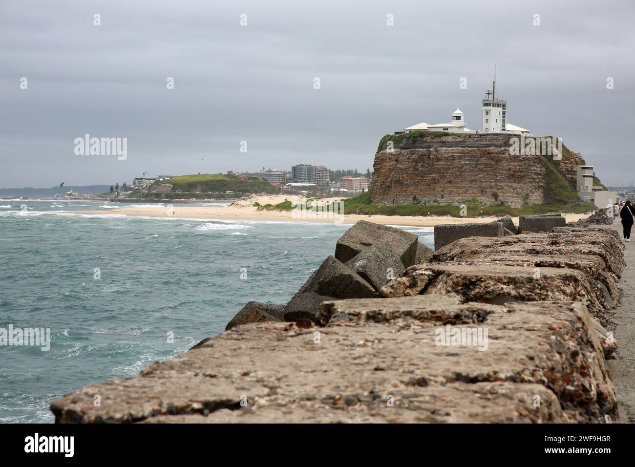 Nobby's Lighthouse, Newcastle, NSW, Australia Stock Photo - Alamy