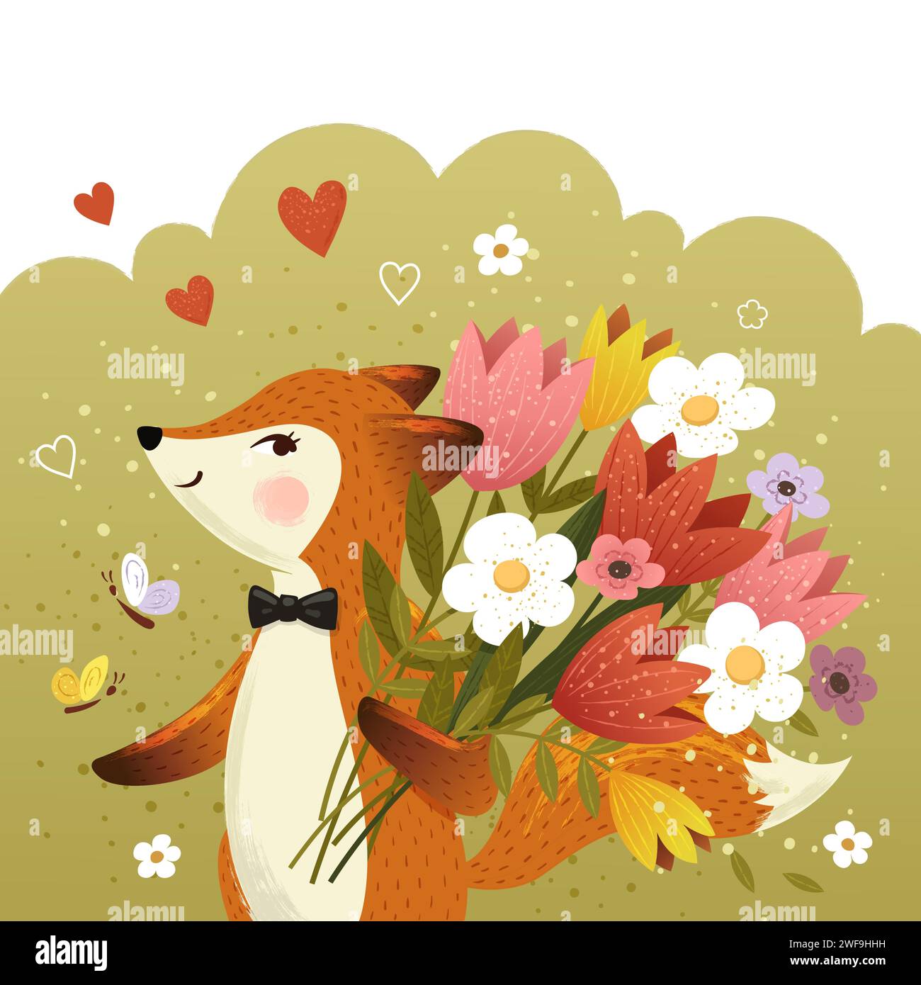 March birth flower Stock Vector Images - Alamy