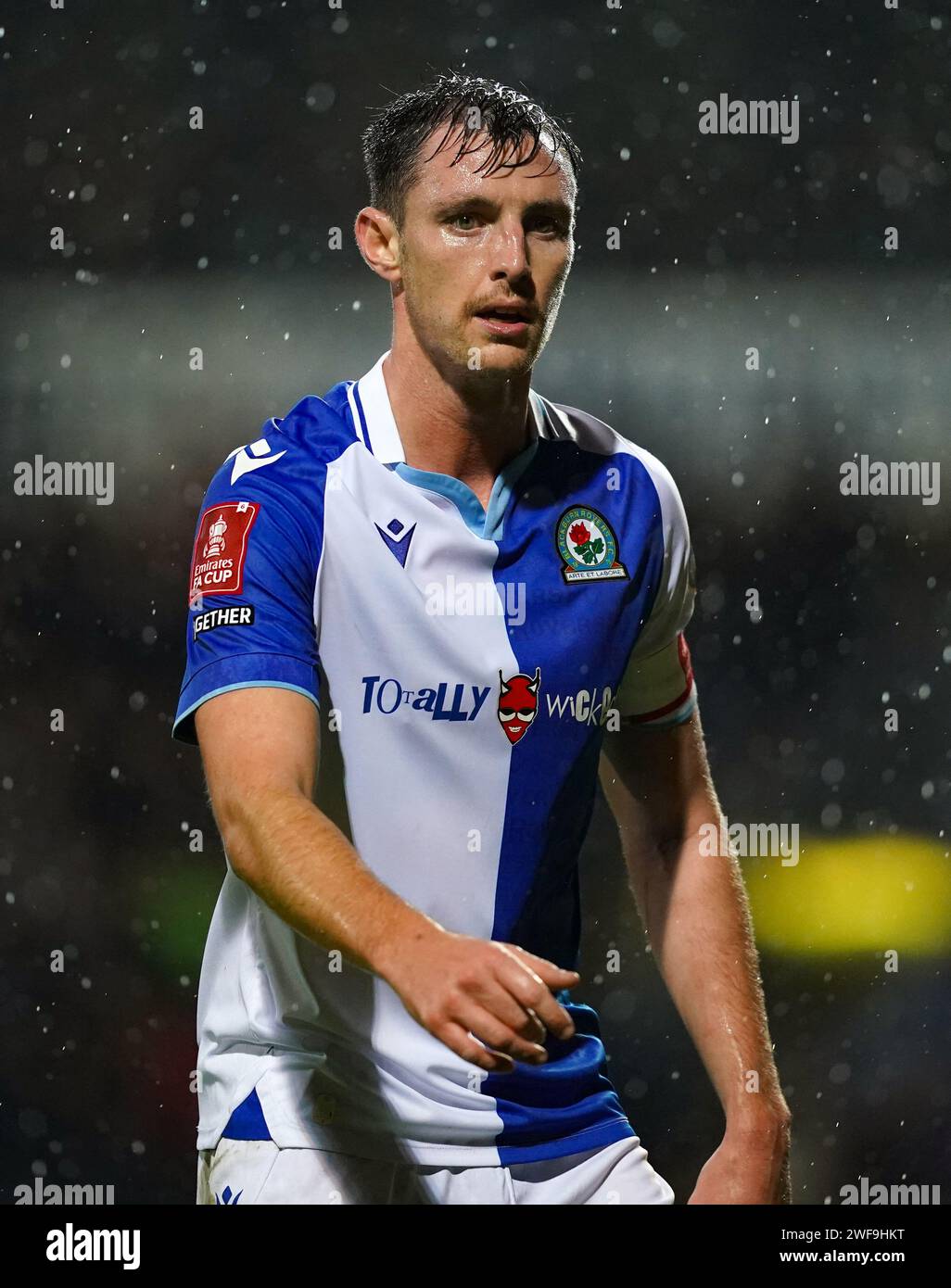 Blackburn Rovers' Dominic Hyam during the Emirates FA Cup fourth round ...