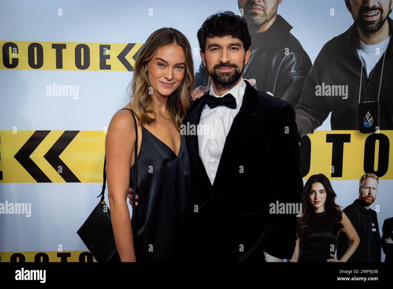 AMSTERDAM - Sinan Eroglu with his wife on the red carpet for the ...