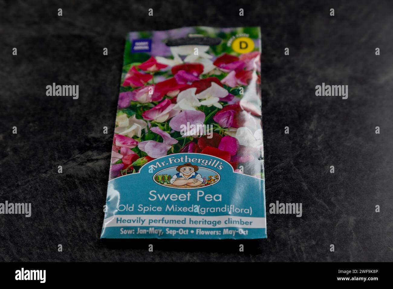 Old spice mixed sweet pea seeds hi-res stock photography and images - Alamy