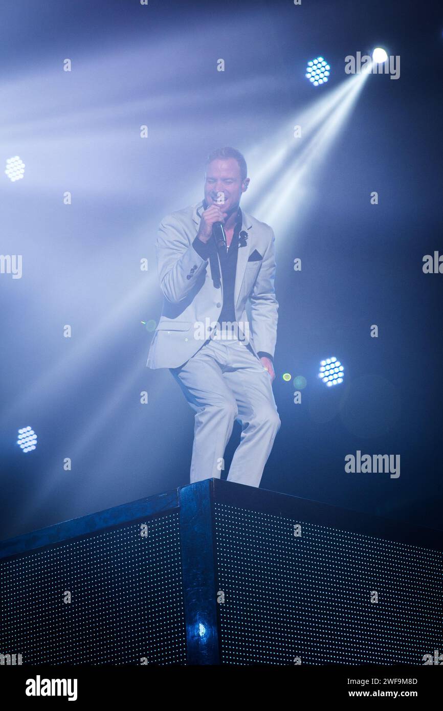 Brian Littrell singing solo at the Backstreet Boys 'In a World Like ...