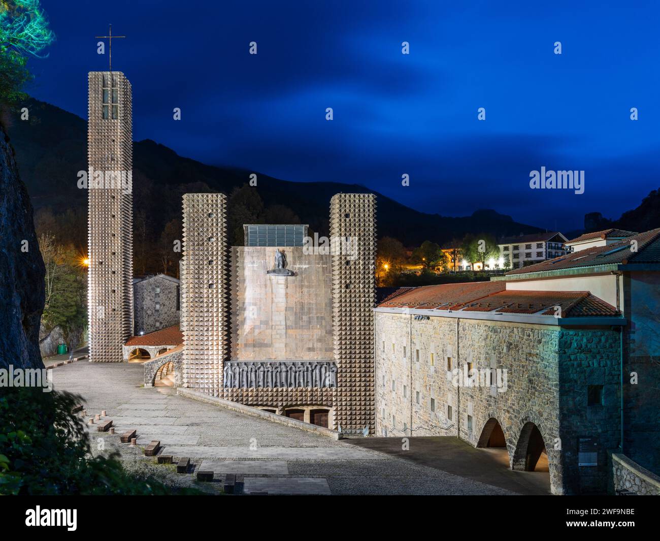 Arantzazu Sanctuary, municipality of Oñati, Aizkorri-Aratz Natural Park ...