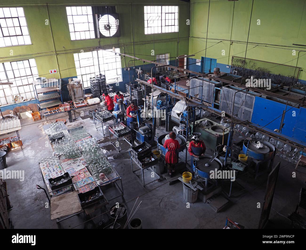 Ngwenya glass factory in eSwatini. They make all kinds of products ...