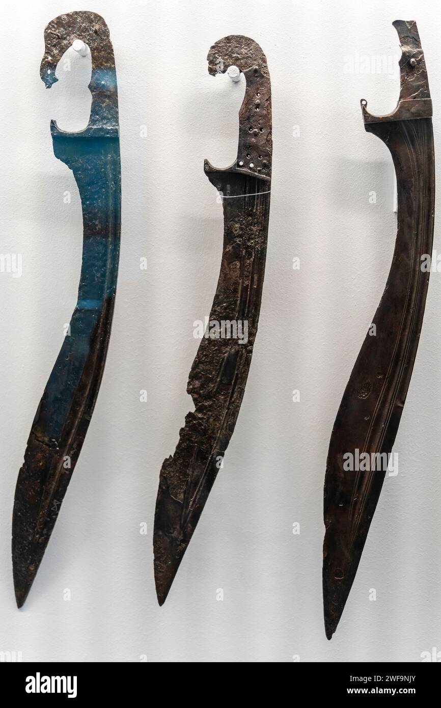 iron falcata, V before Christ to I after Christ, Iberian Peninsula ...