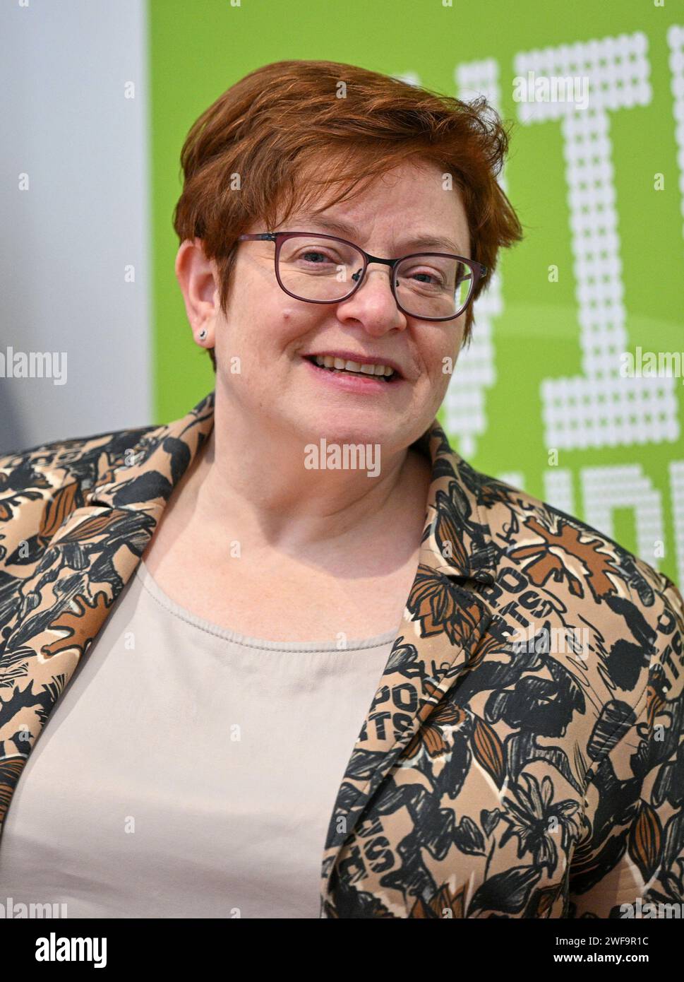 Berlin, Germany. 29th Jan, 2024. Christine Behle, deputy chairwoman of ...