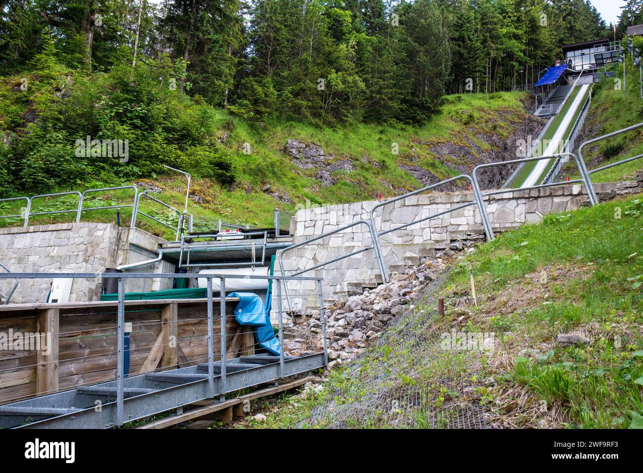 Take-off table of Great Krokiew ski jumping venue in Zakopane built on ...