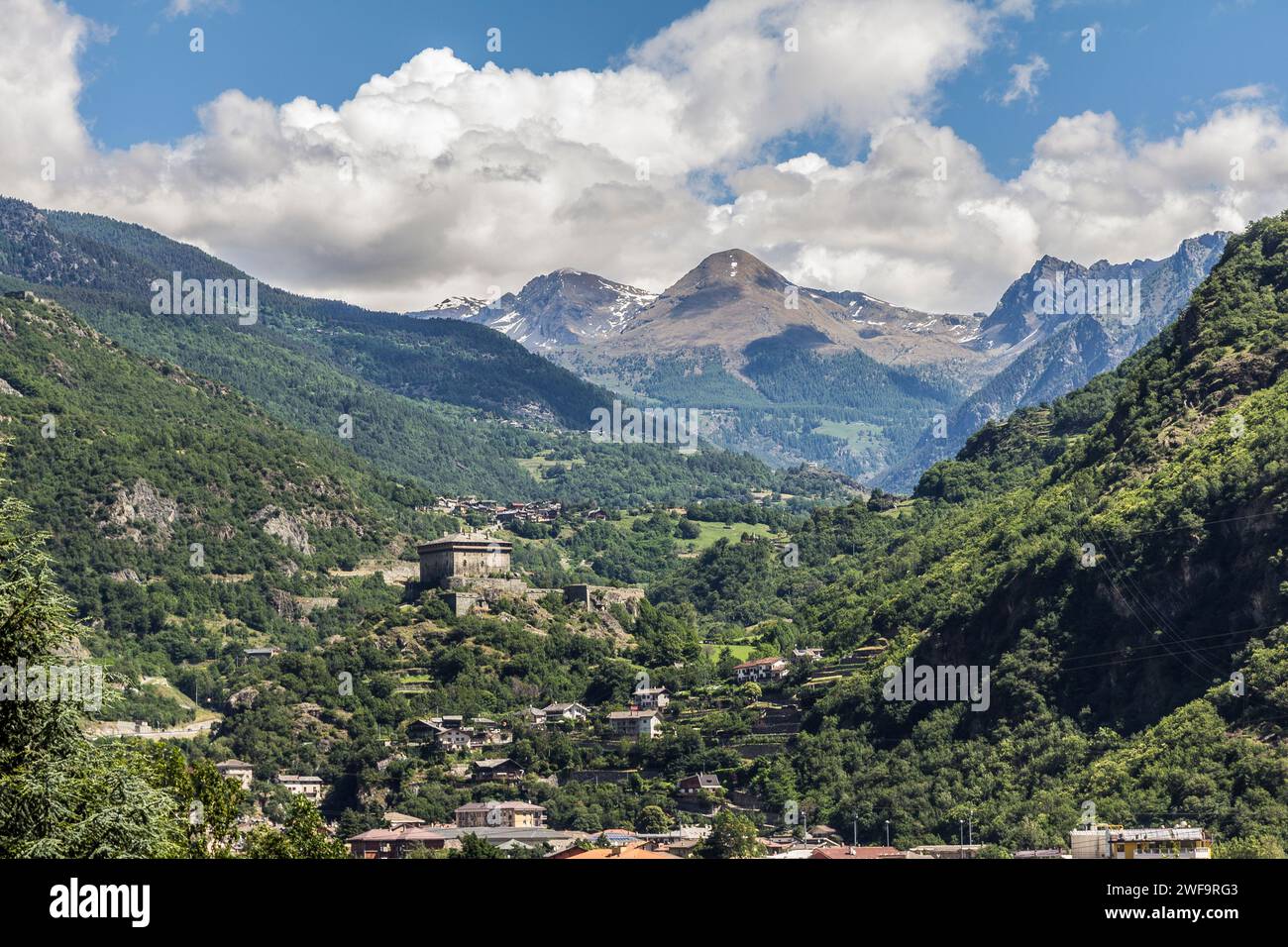 A visit in the Issogne's castle, Aosta Stock Photo - Alamy