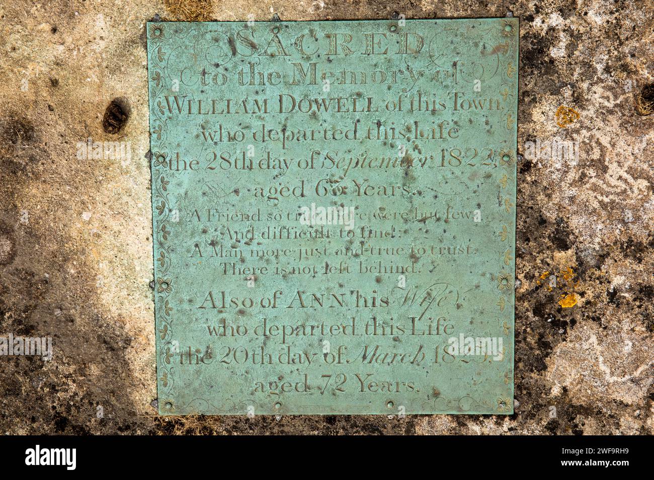 UK, England, Gloucestershire, Painswick, St Mary’s Churchyard, Dowell ...