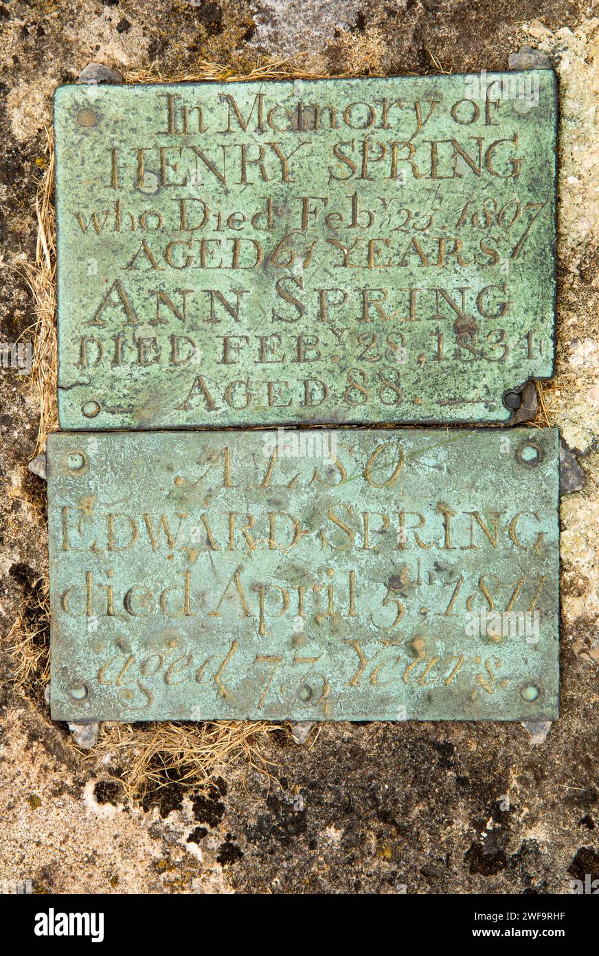 UK, England, Gloucestershire, Painswick, St Mary’s Churchyard, Edward ...