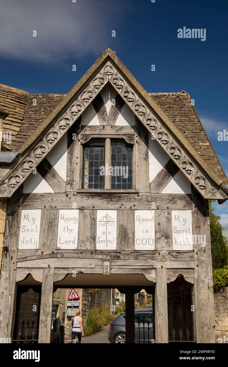 UK, England, Gloucestershire, Painswick, New Street, St Mary’s Church ...