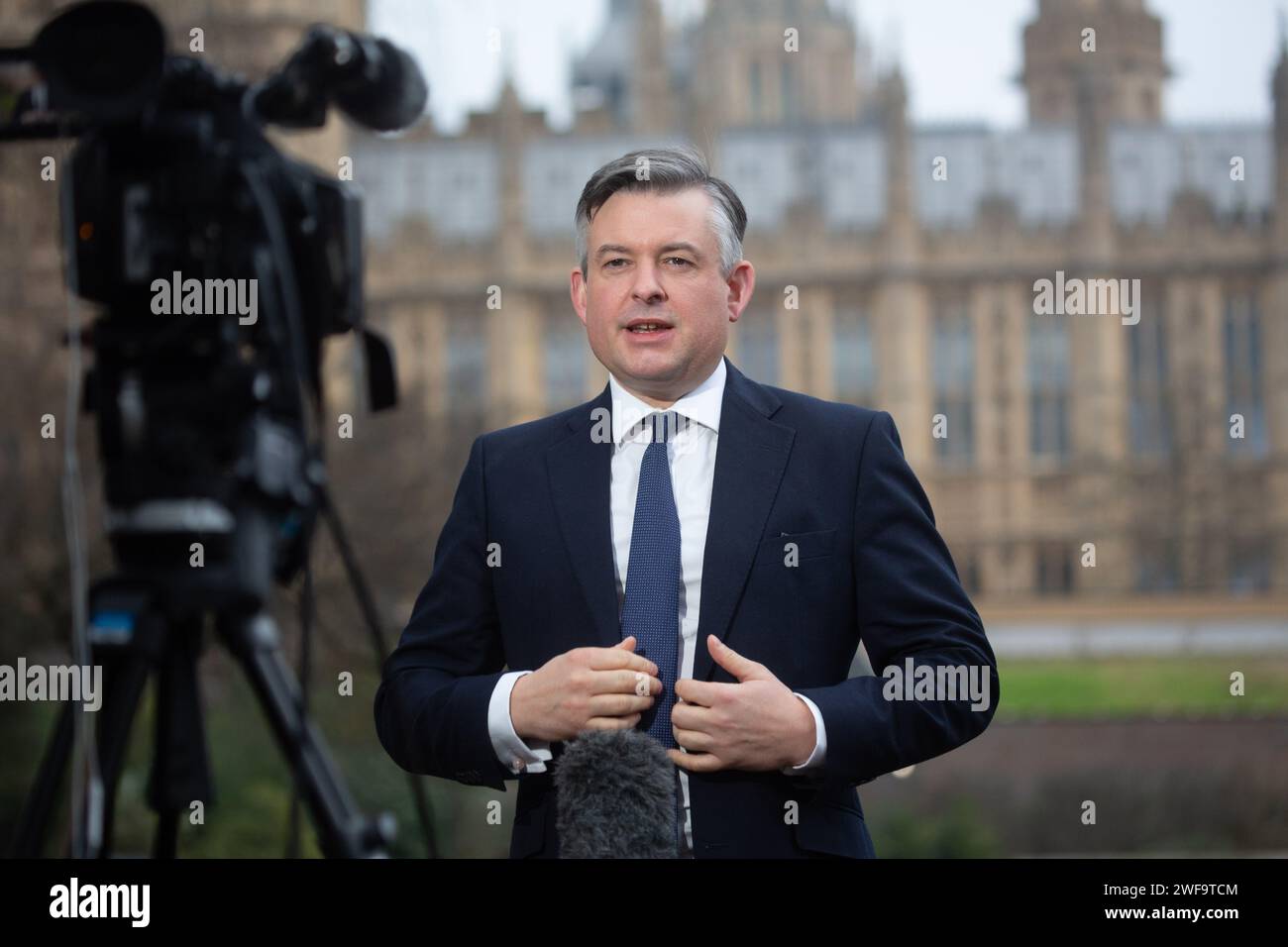 London, England, UK. 29th Jan, 2024. Shadow Paymaster General JONATHAN ...