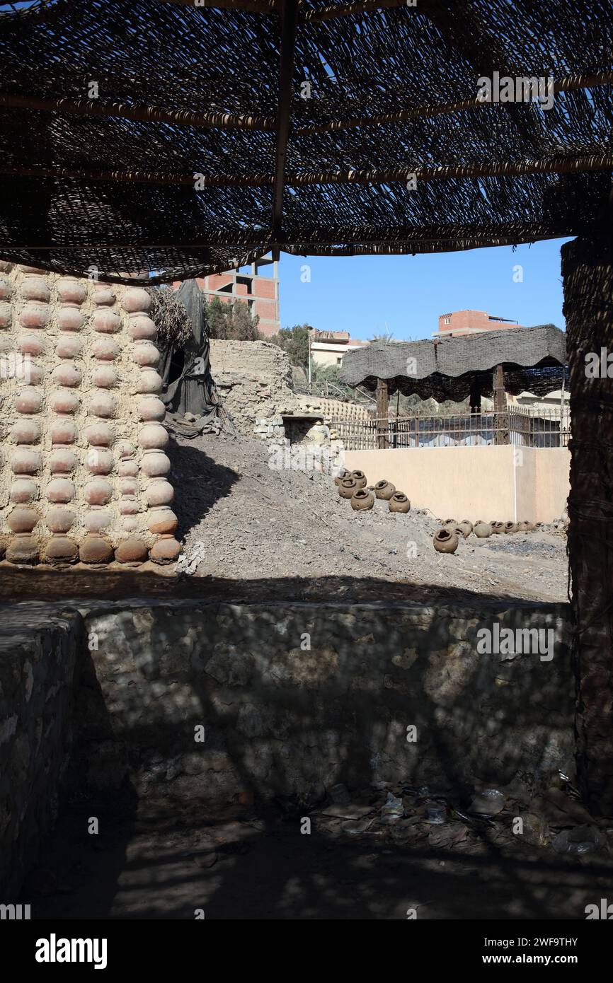 pavillon, pottery, buildings in a village Stock Photo - Alamy