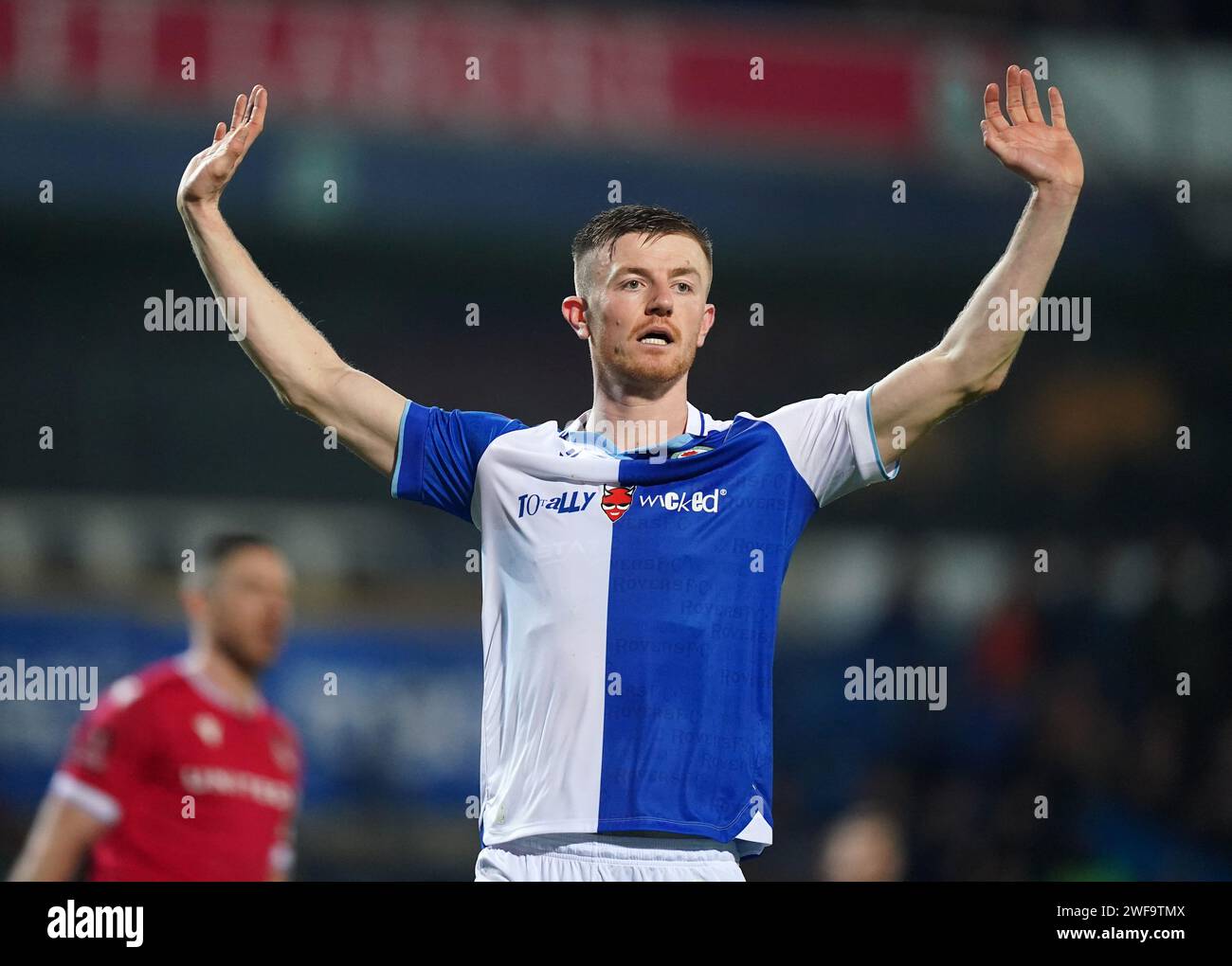 Blackburn Rovers' Scott Wharton during the Emirates FA Cup fourth round ...