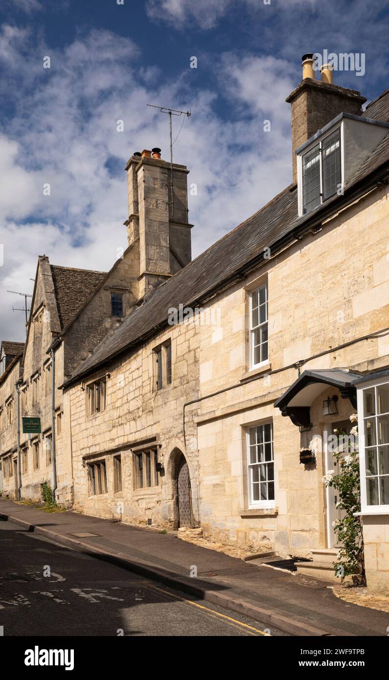 UK, England, Gloucestershire, Painswick, Bisley Street, oldest street ...