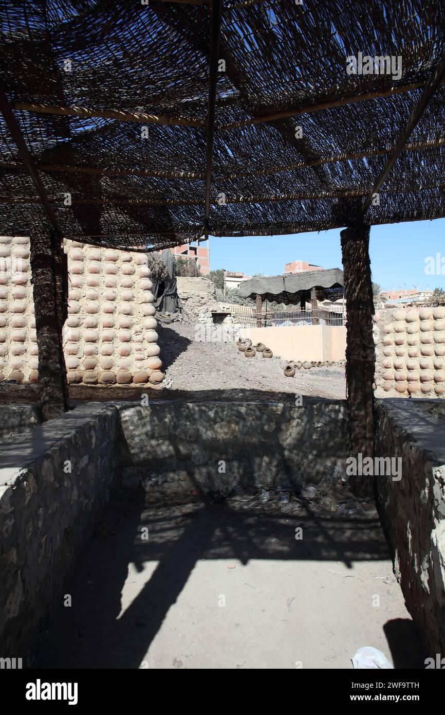 pavillon, pottery, buildings in a village Stock Photo - Alamy